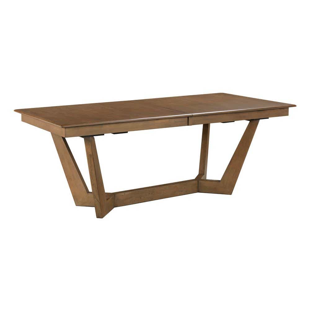 Kafe 80" Rectangular Trestle Table Pkg, Latte | La-Z-Boy