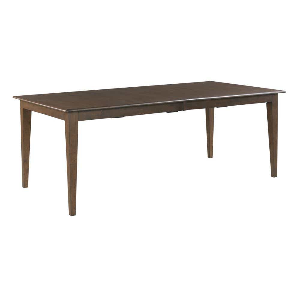 Kafe 80" Rectangular Leg Table, Mocha | La-Z-Boy