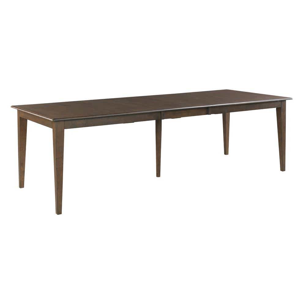 Kafe 80" Rectangular Leg Table, Mocha | La-Z-Boy