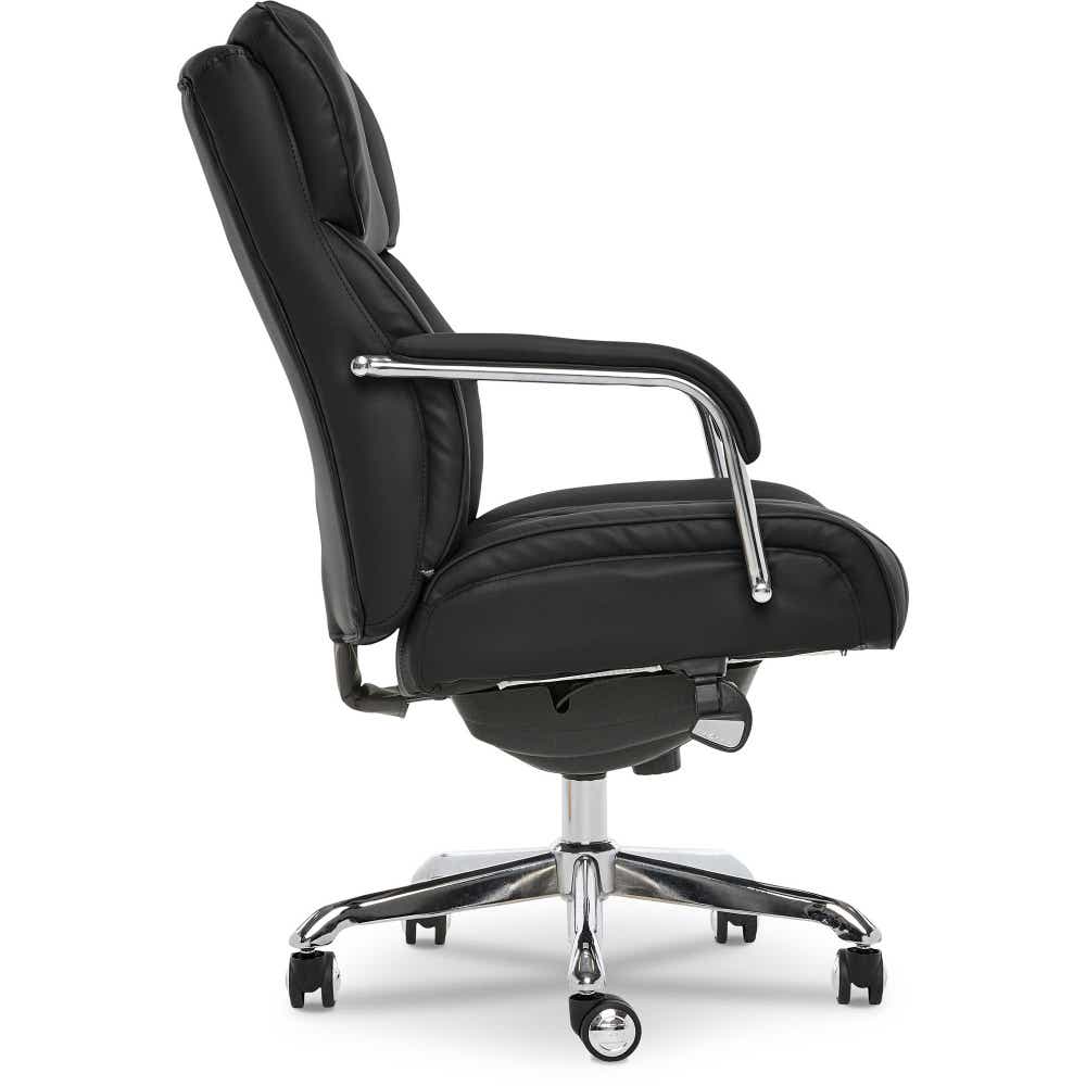 Sutherland Quilted Leather Office Chair, Jet Black | La-Z-Boy