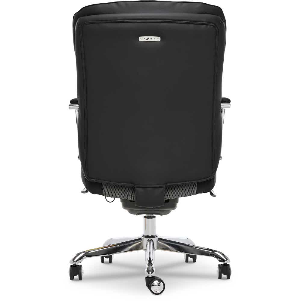 Sutherland Quilted Leather Office Chair, Jet Black | La-Z-Boy