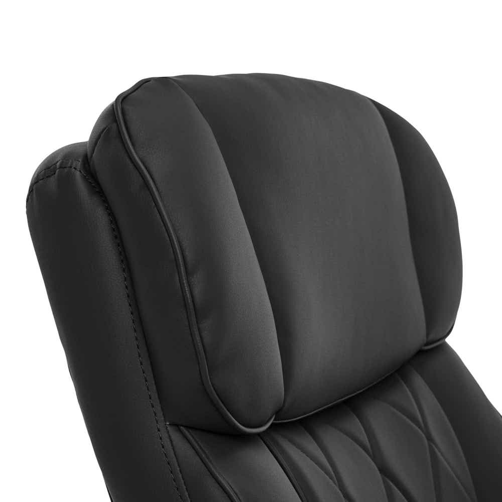 Sutherland Quilted Leather Office Chair, Jet Black | La-Z-Boy