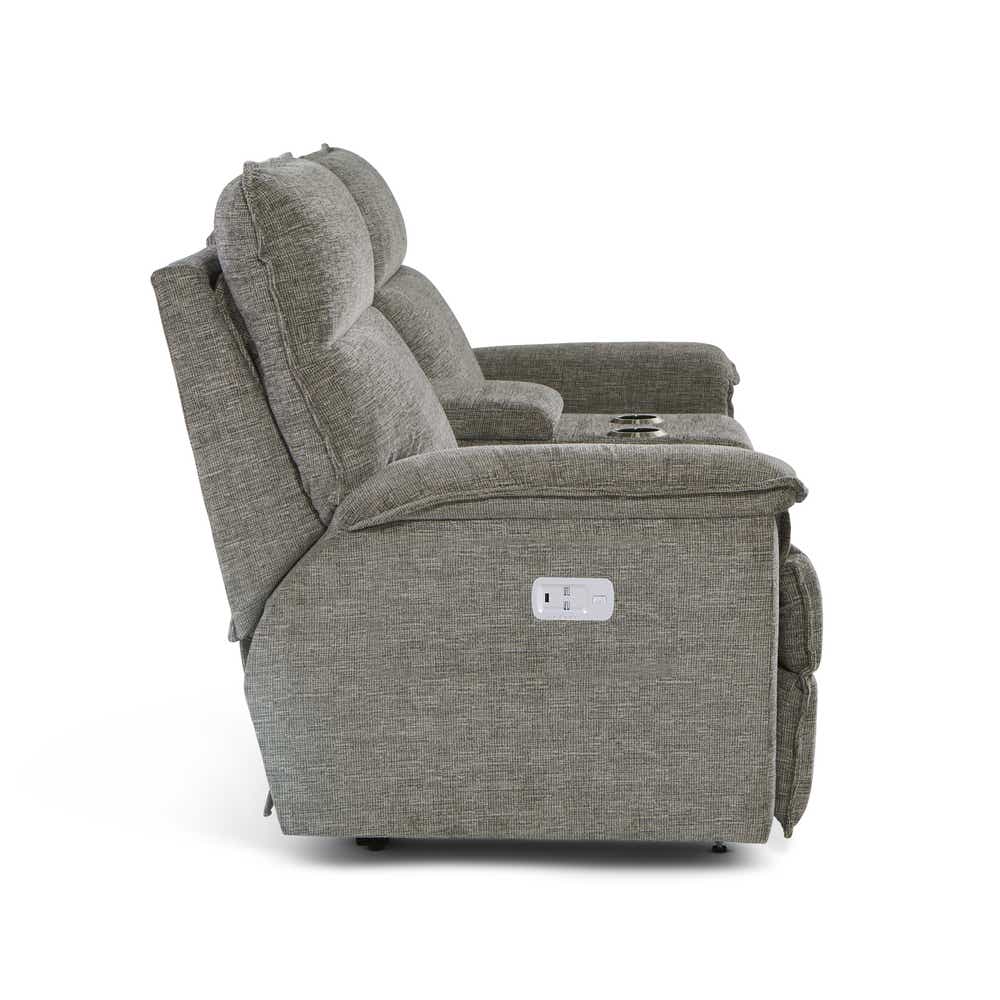 Jay Power Reclining Loveseat w/ Headrest & Console | La-Z-Boy