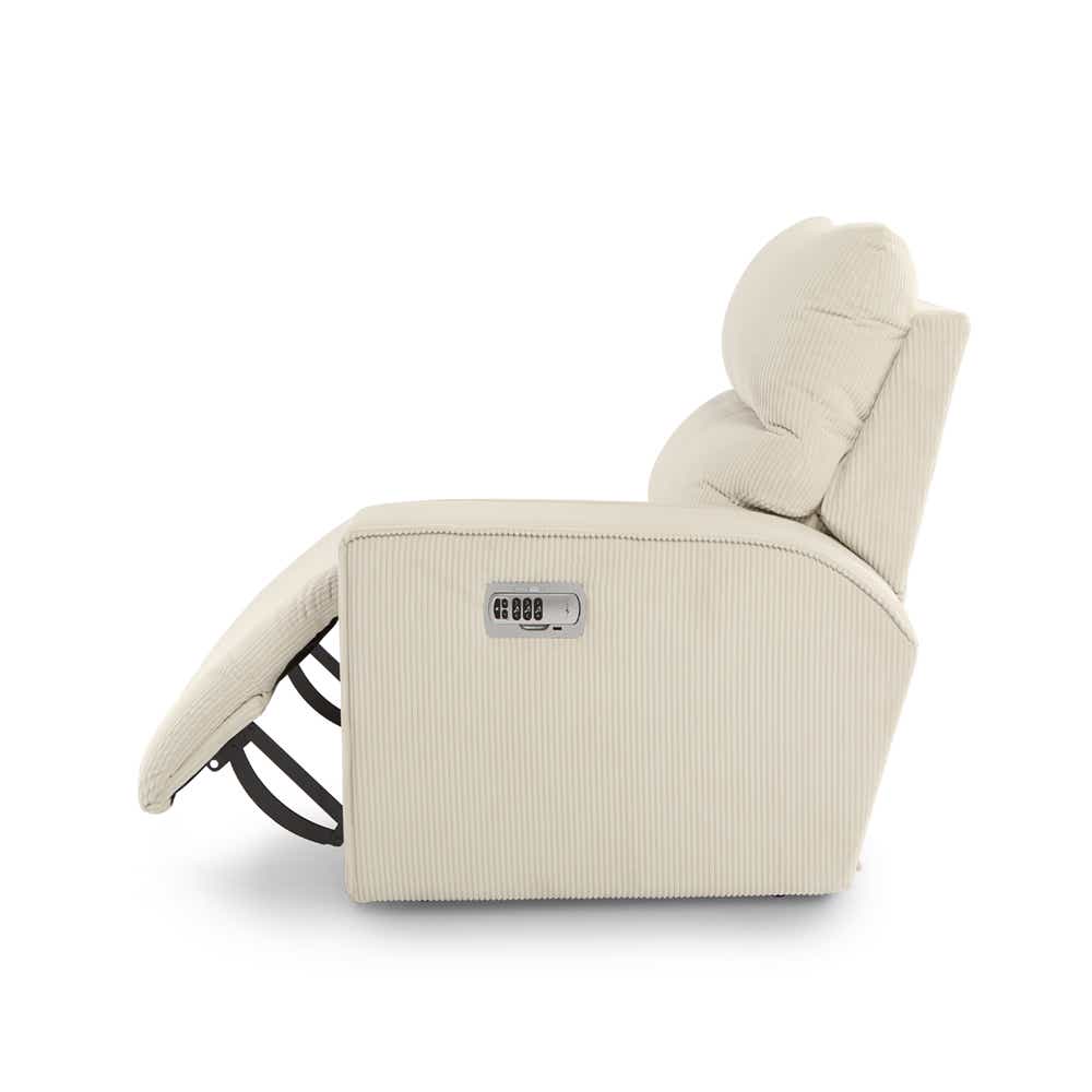 Maddox Power Left-Arm Sitting Recliner w/ Headrest and Lumbar | La-Z-Boy