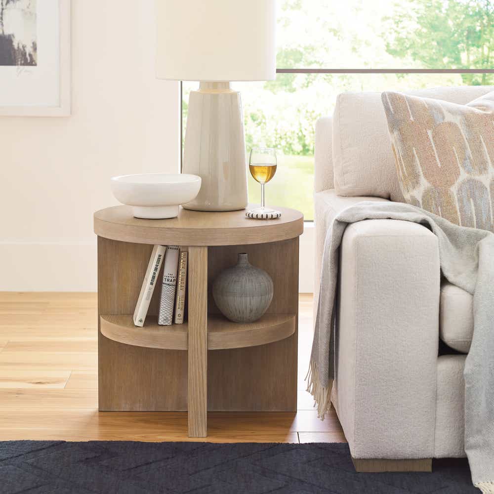 Indiya Round End Table | La-Z-Boy